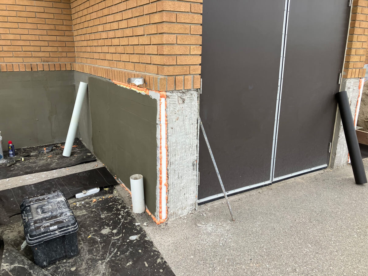 Exterior Foundation Parging in Burlington & Hamilton ON